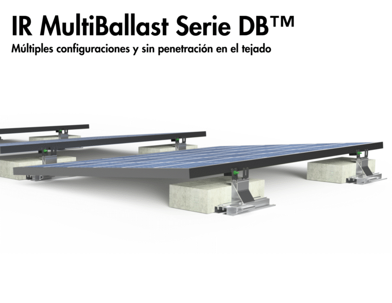 IntegraRack® IR MultiBallast - Soporte de panel solar lastrado